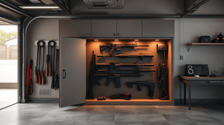 Best Hidden Gun Safes for Your Garage Workspace - Garageadviser